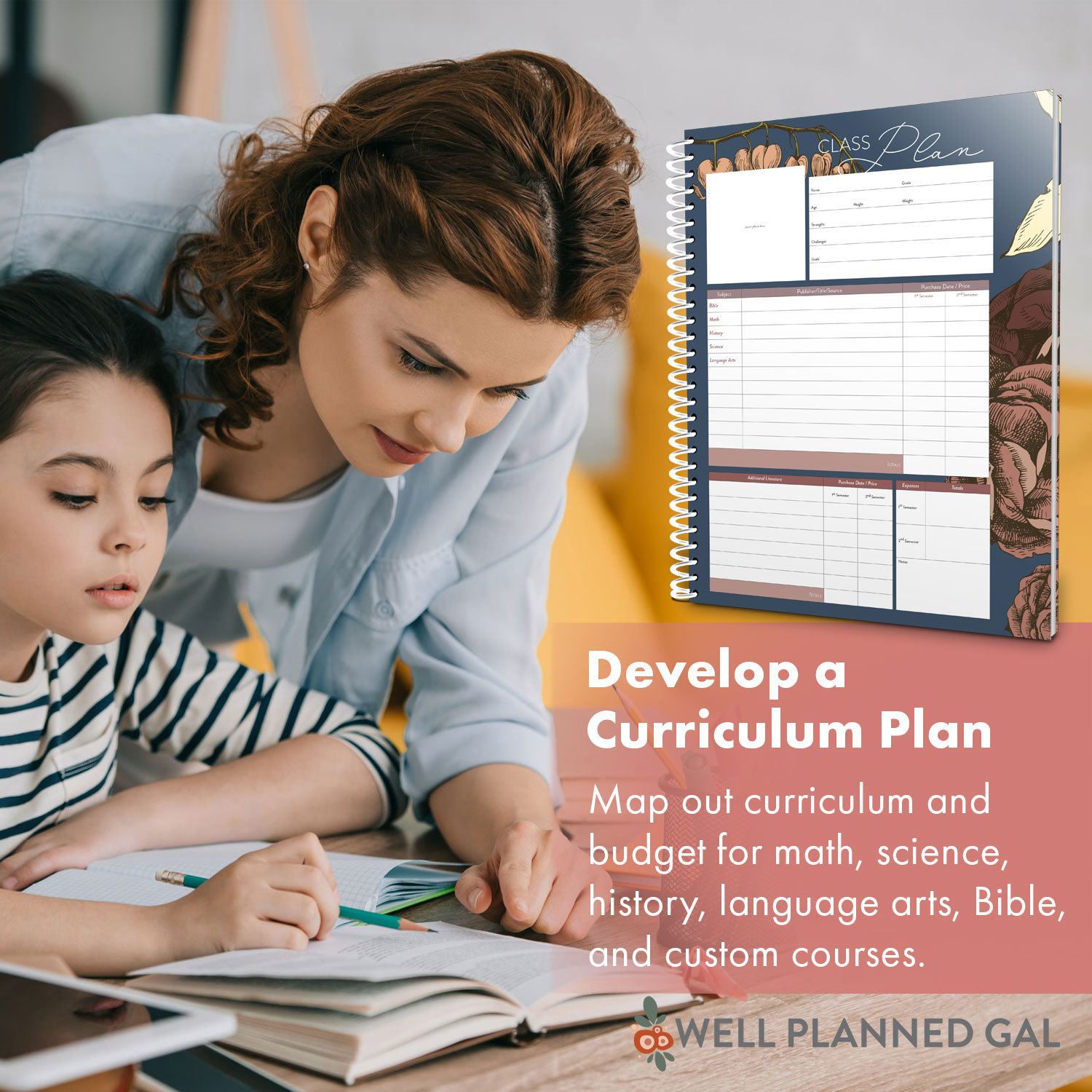 Well Planned Gal Homeschool Planner - 2021-2022 Planners - Well Planned ...